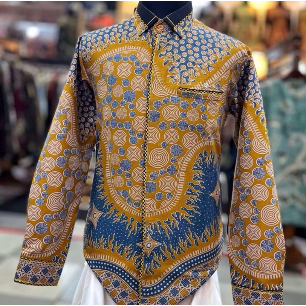 Jual NEW!! kemeja batik smock bordir premium / hem batik smock premium ...