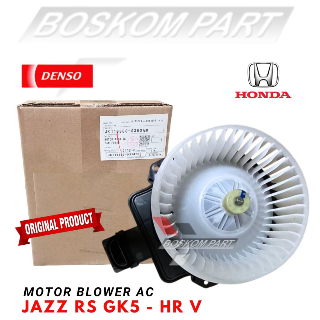 Jual Motor Blower Ac Honda Jazz RS Gk5 2014 up HR V Hrv 1.5cc Denso ...