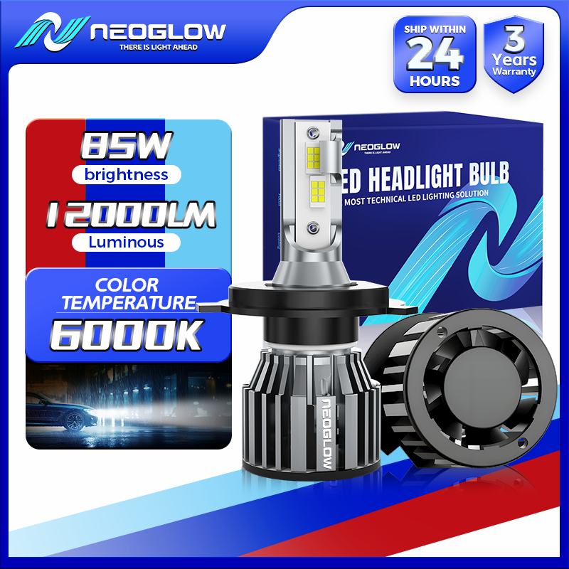 Jual 2PCS NEOGLOW H4 Led MGC 85W 12000Lumen 9005 9006 9007 H1 H4 H7 H11 880/881h11 Lampu Kabut ...