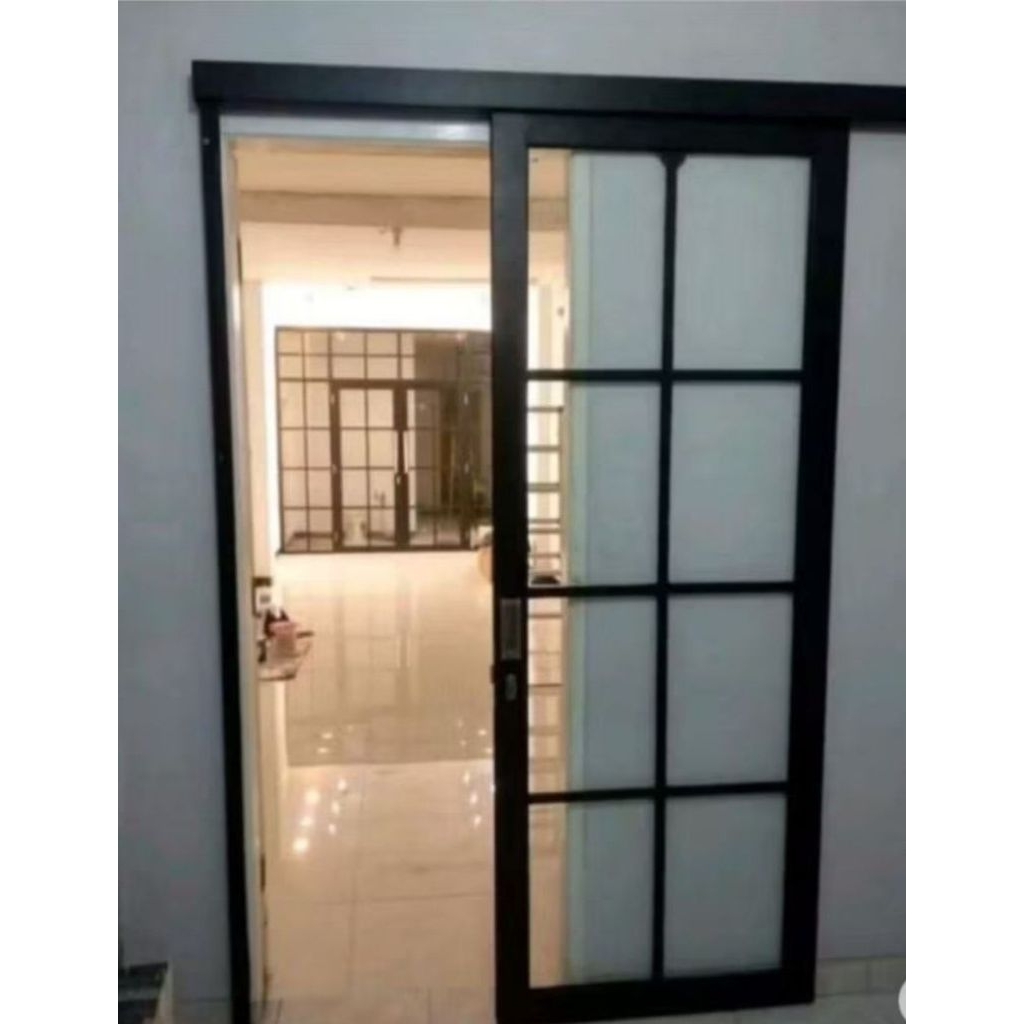 Jual PINTU SLIDDING SATU DAUN PLUS ORNAMEN SATU SET T 220 X L90 ...