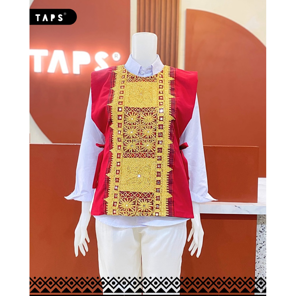 Jual vest Tapis sulam padat- cocok untuk dipakai dengan longdress acara ...