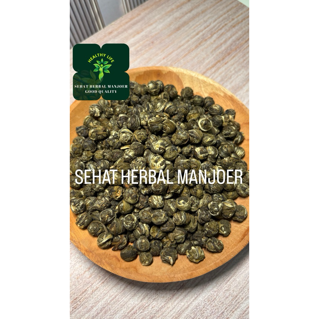 Jual Dragon Pearl Jasmine & Teh Hijau / Premium Hand Rolled Jasmine ...