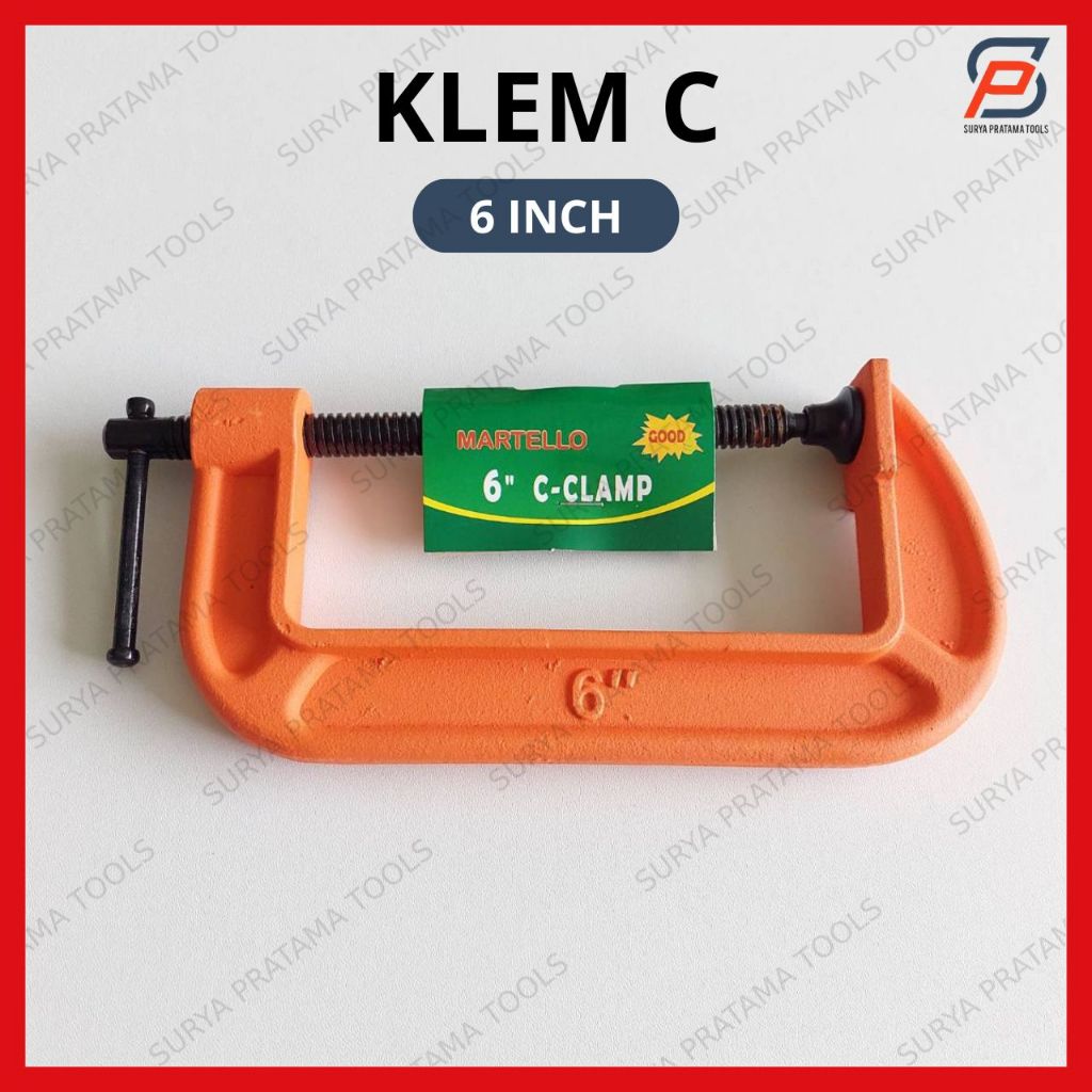 Jual Klem C 6" Clamp G Catok Klem Bais C 6 Inch Alat Jepit Penjepit ...
