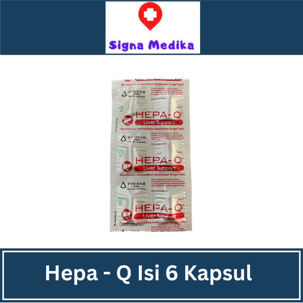 Jual Hepa-Q Strip Isi 6 kapsul - Vitamin Hati | Shopee Indonesia