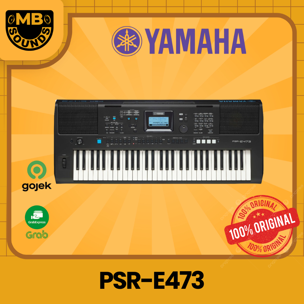 Jual Yamaha PSR-E473 / PSR E473 / E 473 keyboard ORIGINAL | Shopee Indonesia
