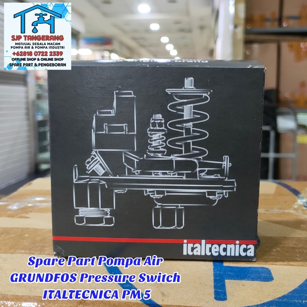 Jual OTOMATIS POMPA AIR ITAL TECNICA PM 5 GRUNDFOS / SPARE PART ...