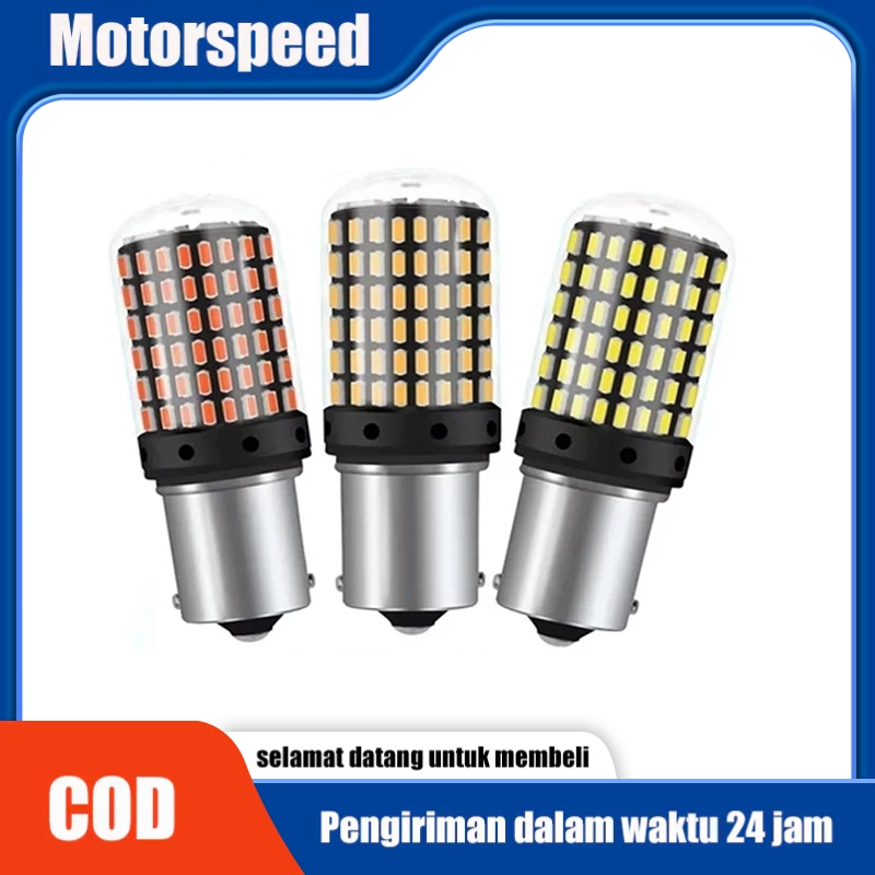 Jual MOTORSPEED Lampu Rem LED Mobil 11157 3014 144smd Bohlam Kecerahan ...