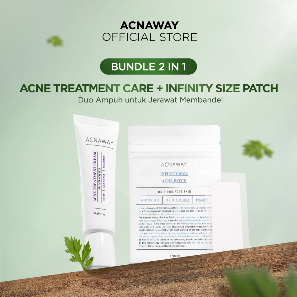 Jual ACNAWAY Bundle 2 in 1 Infinity Size Acne Patch + Acne Treatment ...