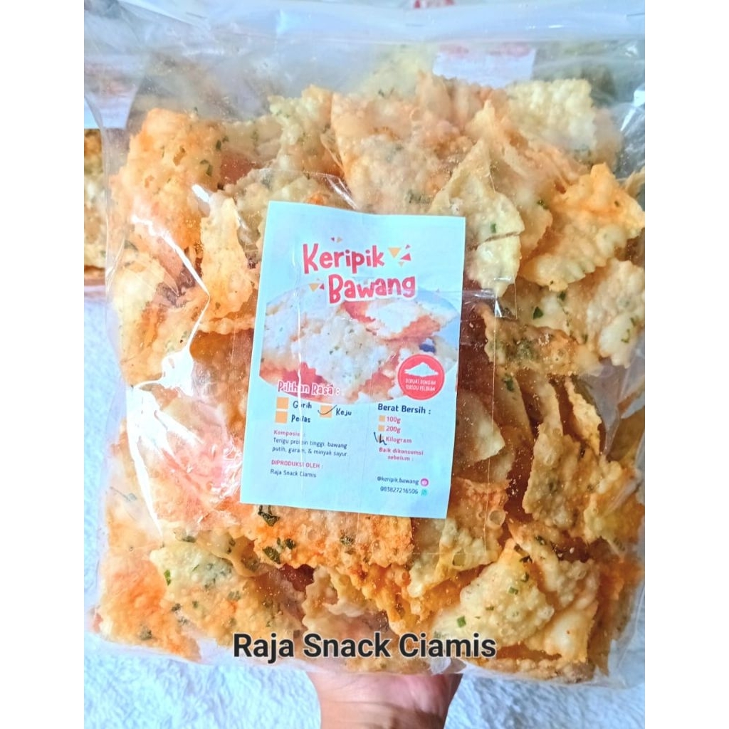 Jual Keripik Bawang Kue Bawang Keripik Pangsit Keju 200g | Shopee Indonesia