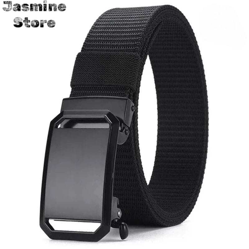 Jual Ikat Pinggang Pria Nylon Canvas Sabuk Kepala Model Basic - Gesper Pria Casual Formal Tali ...