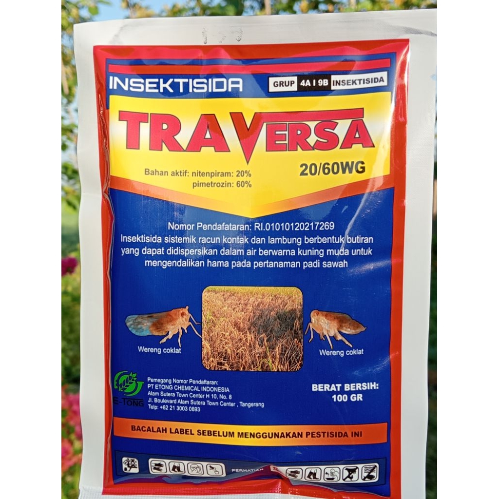 Jual Traversa Insektisida pembasmi wereng coklat kemasan 100gr | Shopee ...
