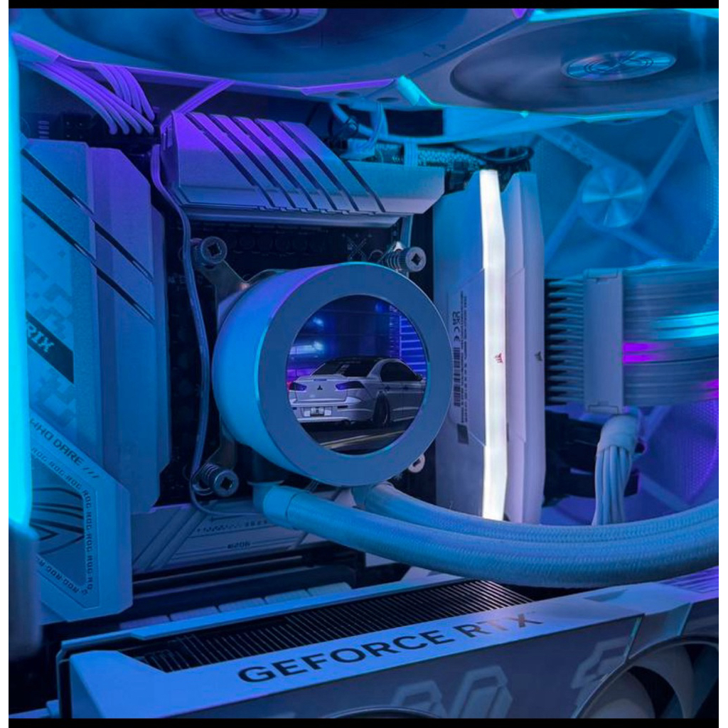Jual PRIME PREMIUM ANIMA 240MM WHITE - ARGB Liquid Cooler with LCD ...