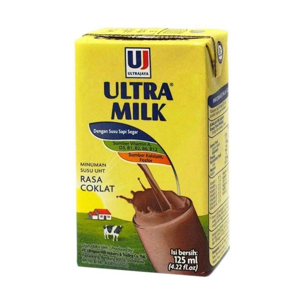 Jual Free Packing Kardus 125ml Susu UHT Ultramilk Ultra Milk rasa ...