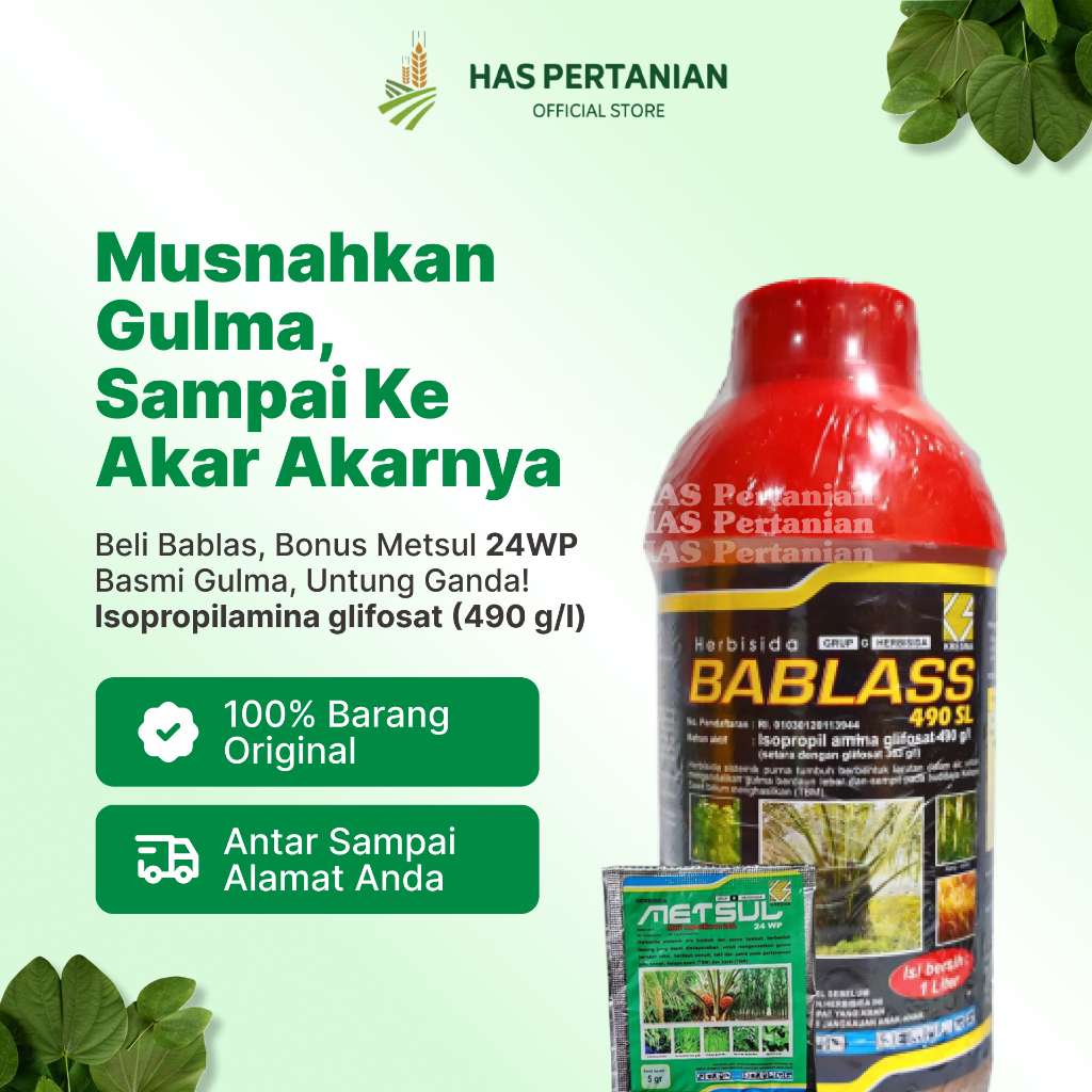 Jual Bablass 1 liter - Pembasmi Rumput Sampai Akar | Shopee Indonesia