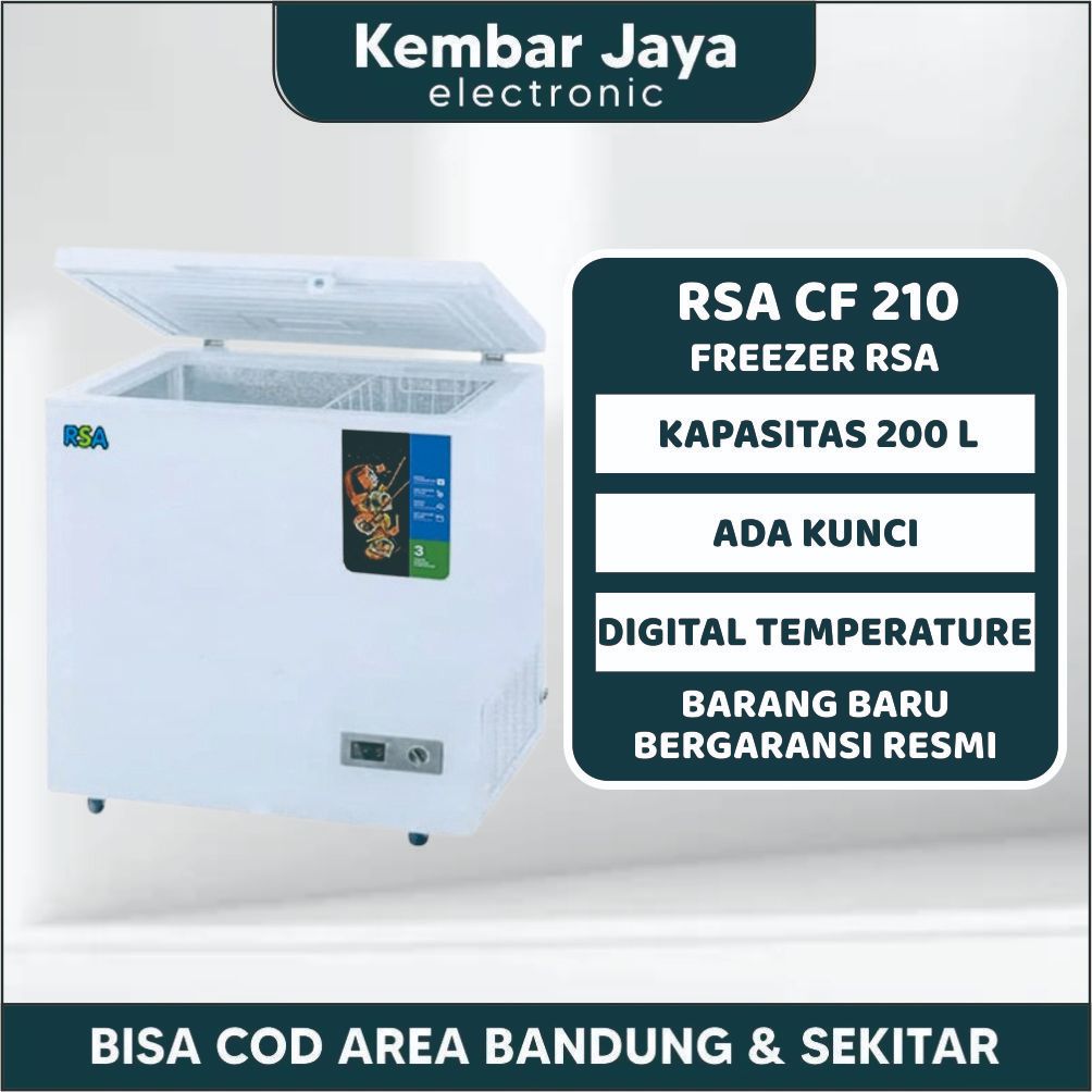 Jual CHEST FREEZER RSA By GEA CF 210 Cooler Box 199 Liter Low Watt ...