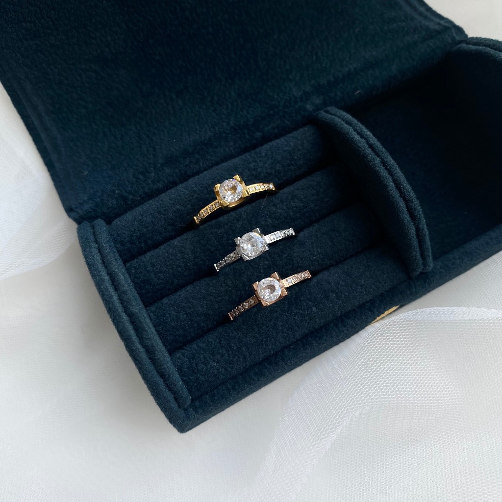 Jual Regent Ring — Stainless Steel 316L Cincin Fashion Wanita Anti ...