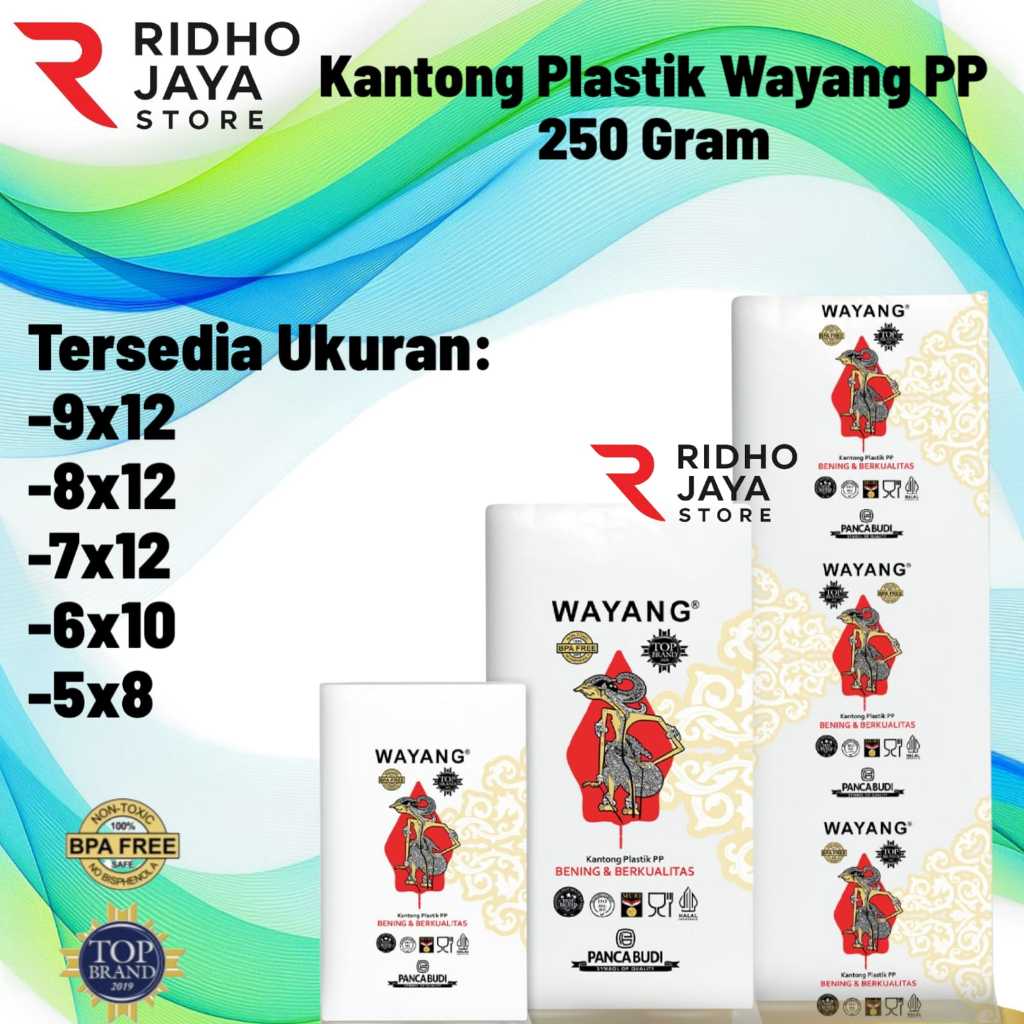 Jual Kantong Plastik PP Wayang 5x8 / 6x10 / 7x12 / 8x12 / 9x12 / PP ...