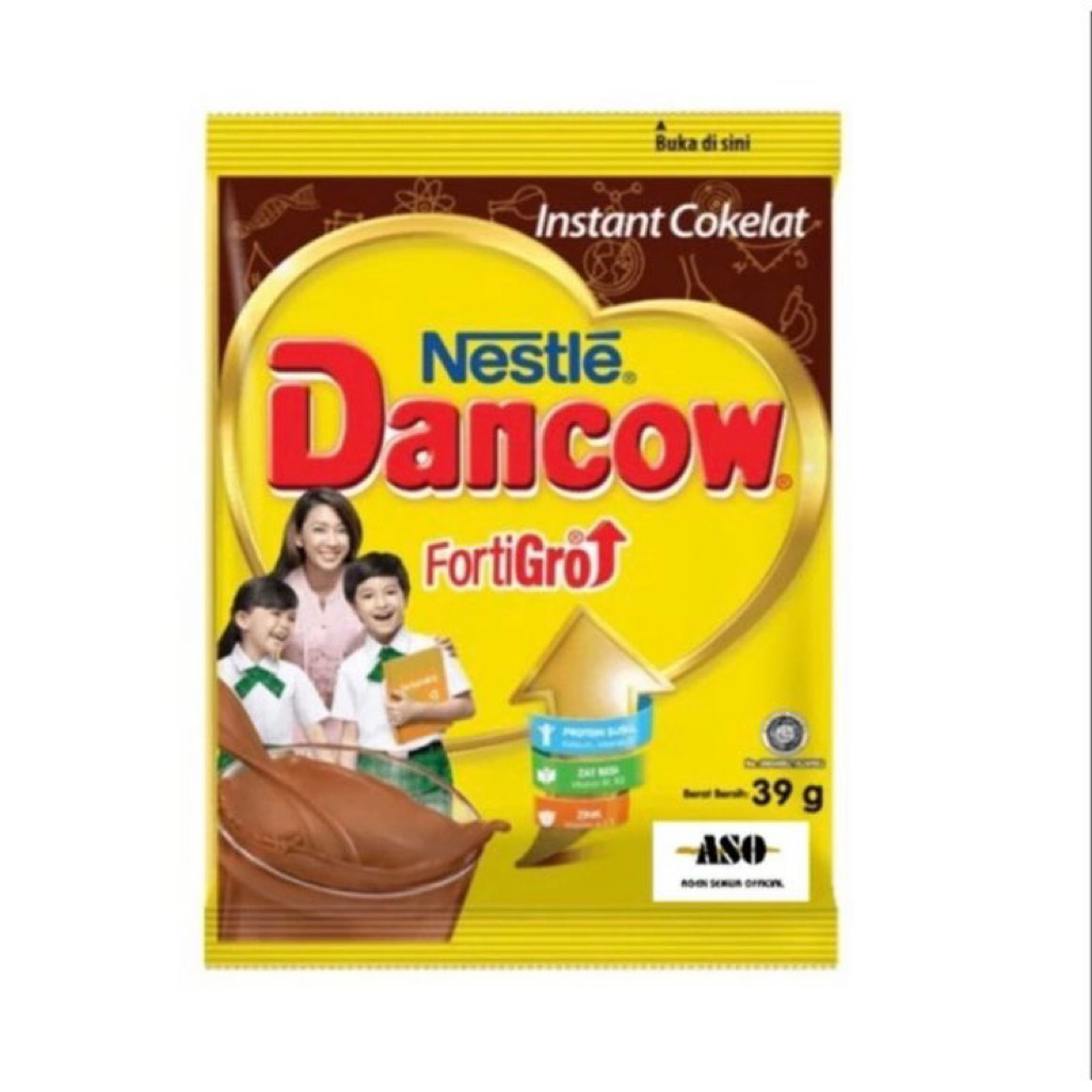 Jual SUSU DANCOW COKLAT KEMASAN FERTI GROW RENTENG - 10 sachet | Shopee ...