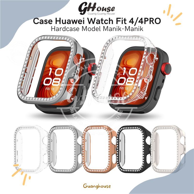 Jual Bumper Case Huawei Watch Fit 4 / Fit 4 PRO PC Manik Manik Hardcase ...