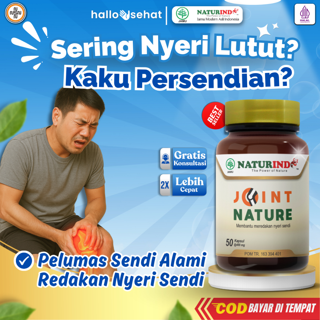Jual Obat Nyeri Sendi Lutut Tulang Keropos Osteoathritis Cedera Sendi ...