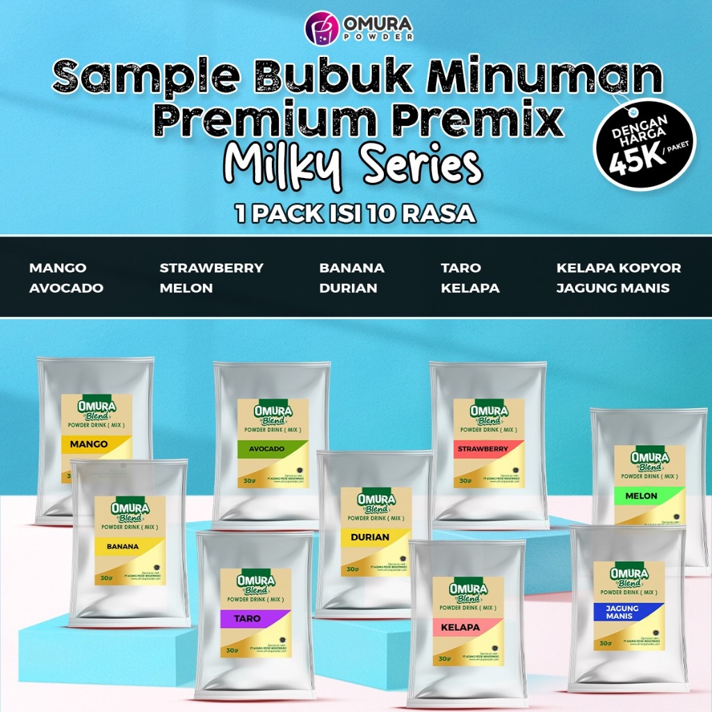 Jual [SAMPLE] Paket Tester / Sample 10 Rasa Bubuk Minuman Premium Mix ...