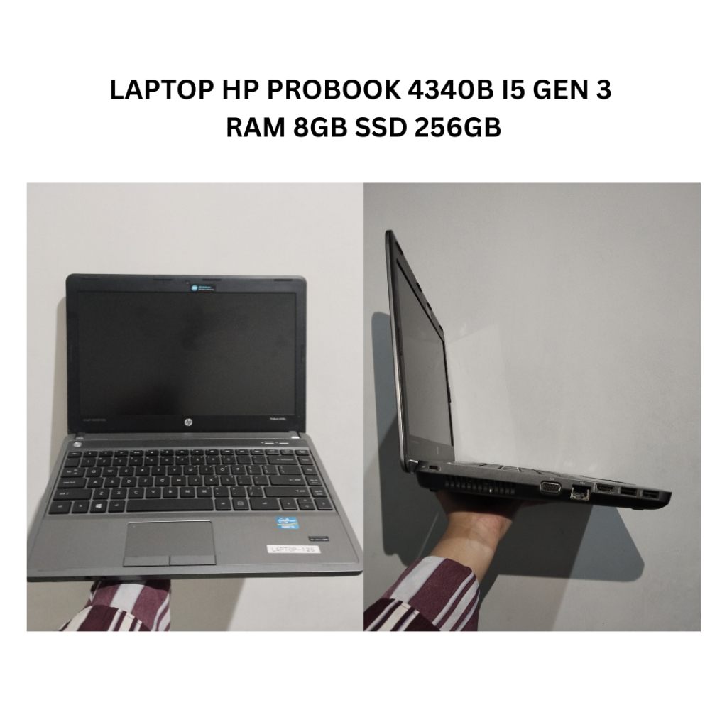 Jual Laptop HP probook 4340s Core i5 gen 3 Ram 8GB SSD 256GB Siap pakai ...