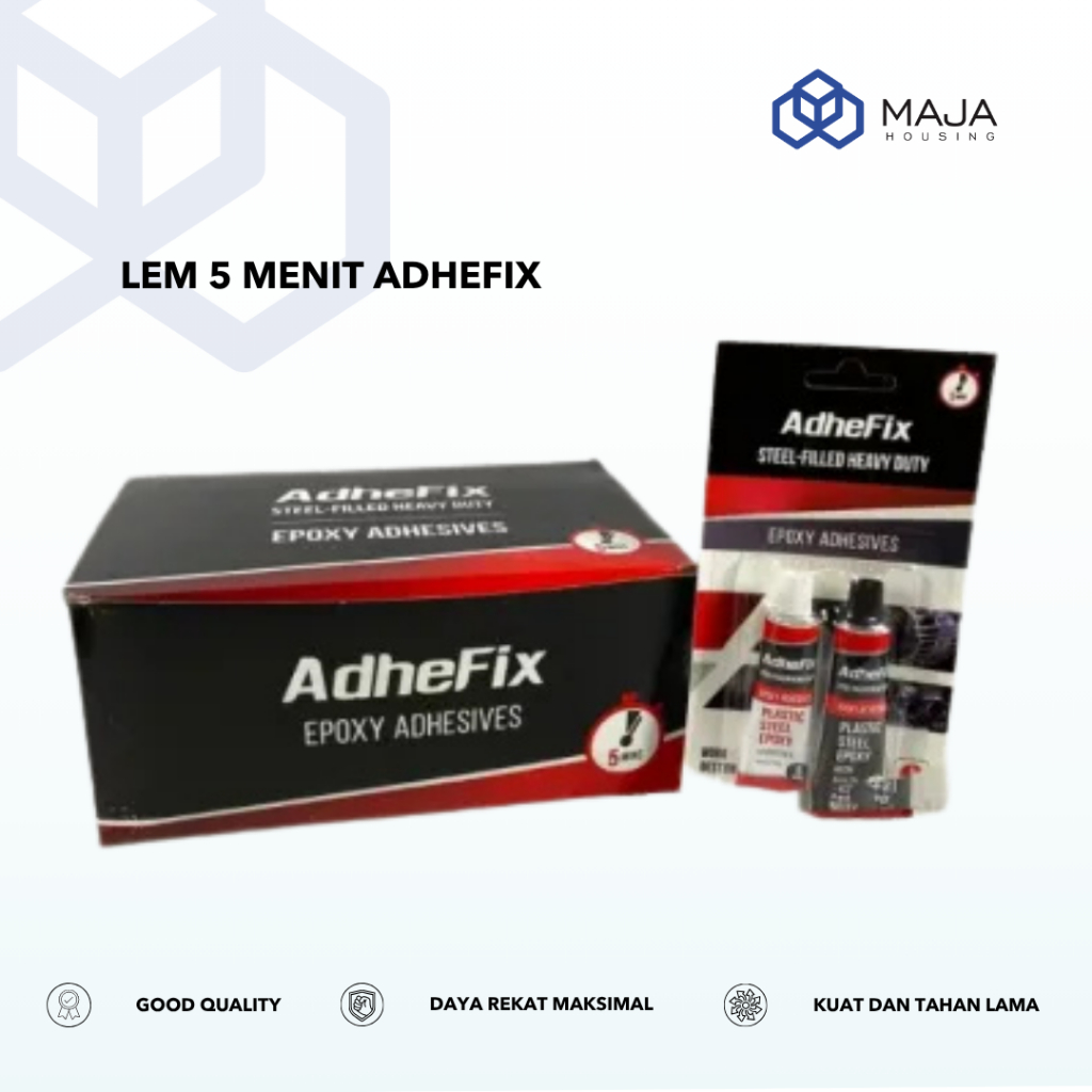Jual Lem Epoxy 5 Menit AdheFix | Plastic Steel Epoxy | Lem Besi ...