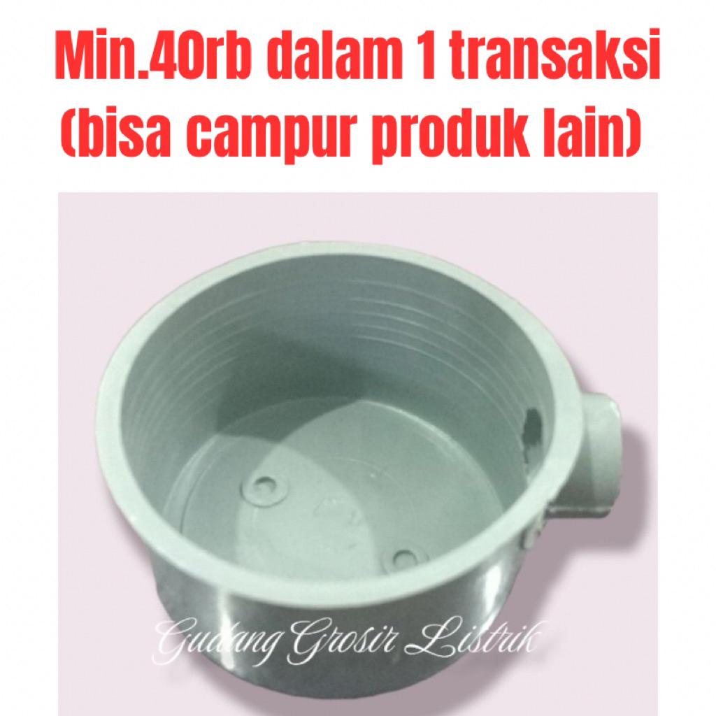 Jual inbow dos imbow dus abu abu murah biasa tutup belakang saklar ...