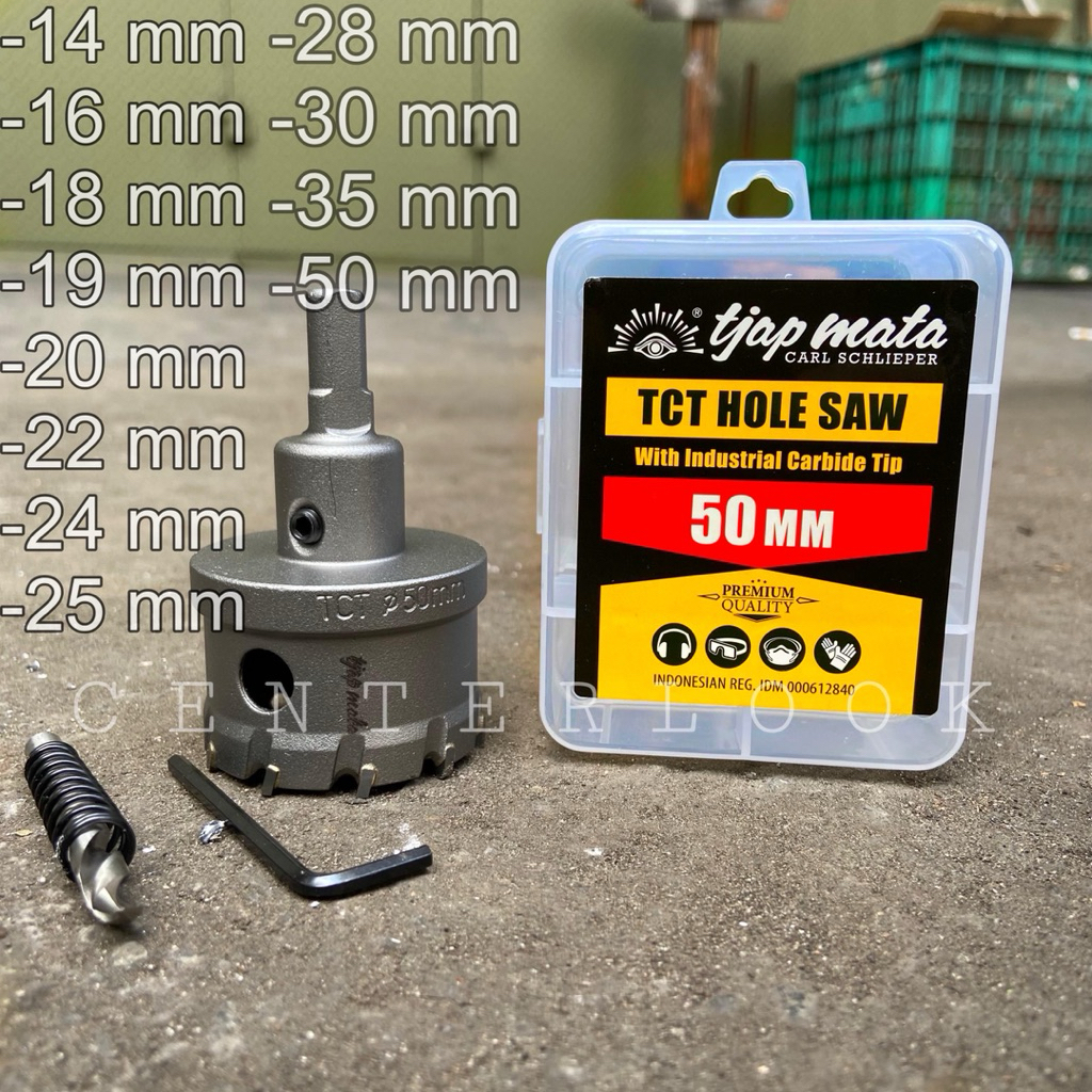 Jual Mata Bor Pelubang Plat Baja Besi 14 16 18 19 20 22 24 25 28 30 35 ...