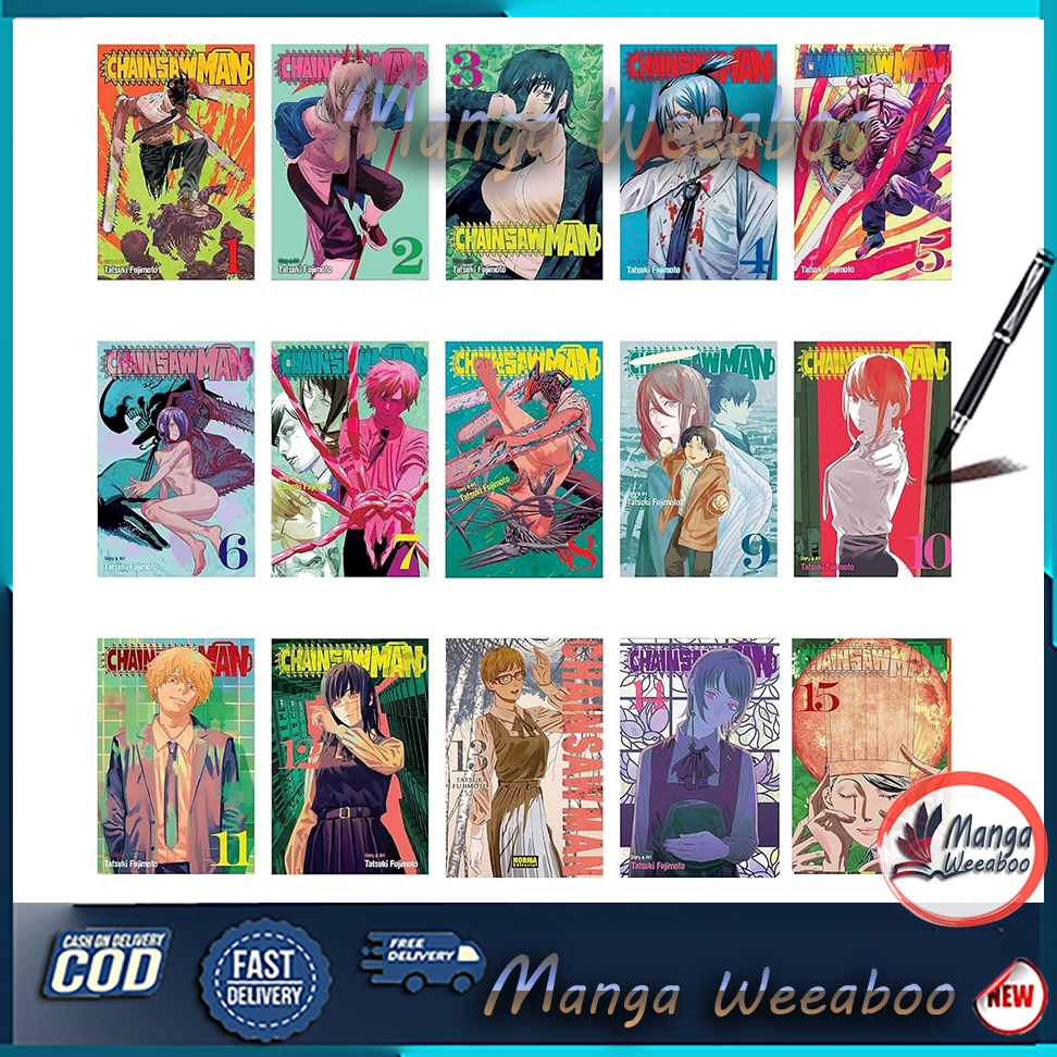 Jual Chainsaw Man Manga Vol 1-16 By Tatsuki Fujimoto English Version - Manga Weeaboo | Shopee ...