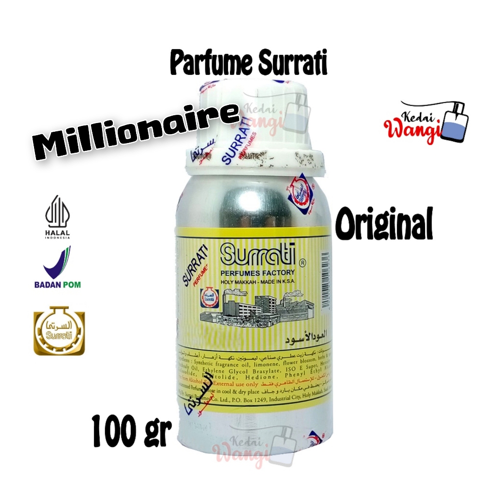 Jual Parfum MILLIONAIRE 100gr l Parfum Surrati l Surrati Parfumes l ...