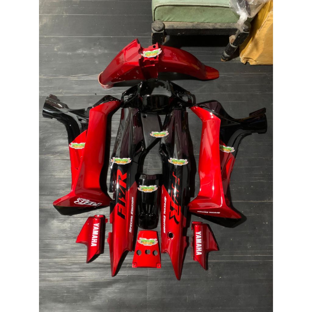 Jual Full Set Bodi Halus Fiz r F1zr Marlong Merah Maron Hitam Cover ...