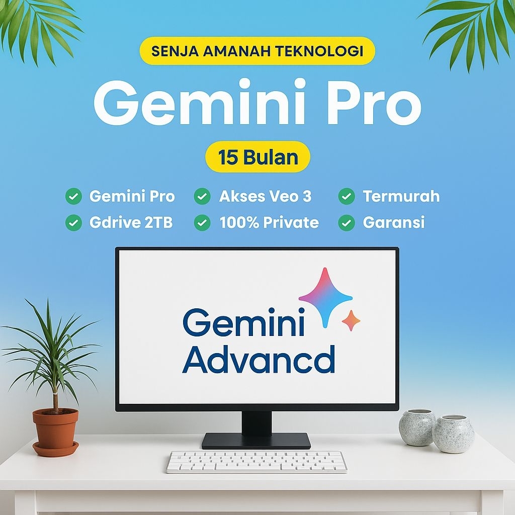 Jual GEMINI VEO 3 AI PRO + GDRIVE 2TB 15 BULAN PRIVATE | Shopee Indonesia