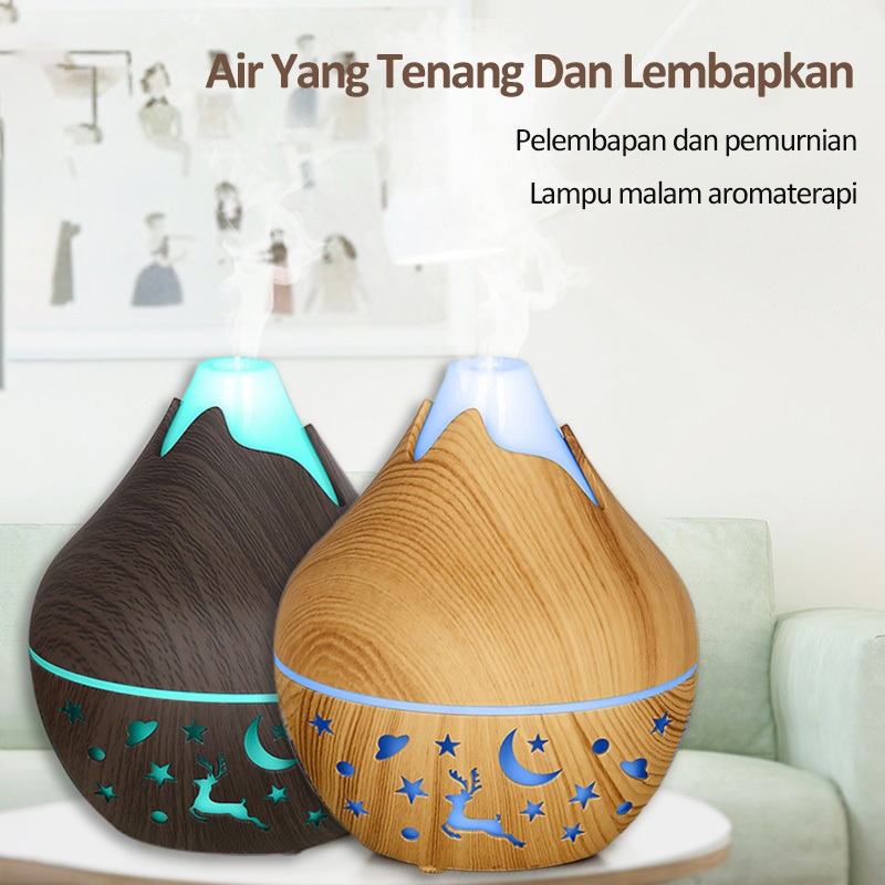 Jual Humidifier Diffuser air aromatherapy 200 ml with 7 colour LED ...