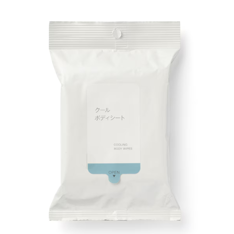 Jual (PO JP) MUJI Body Cooling Wet Wipes Tissue Basah Badan Dingin ...