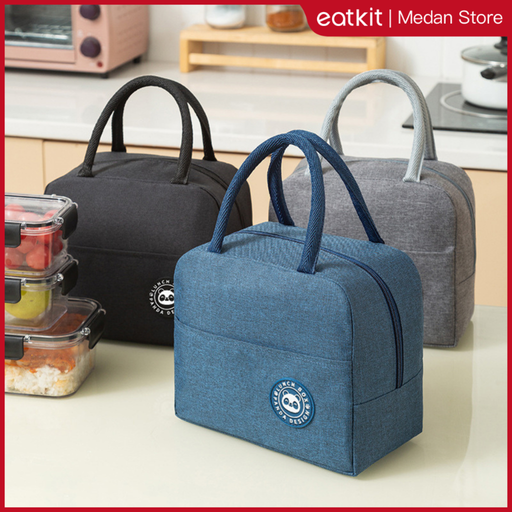 Jual [Medan Ready Stock] Eatkit Bundle Tas Bekal Makan Siang Karakter Brivilas Anti Panas Lunch ...