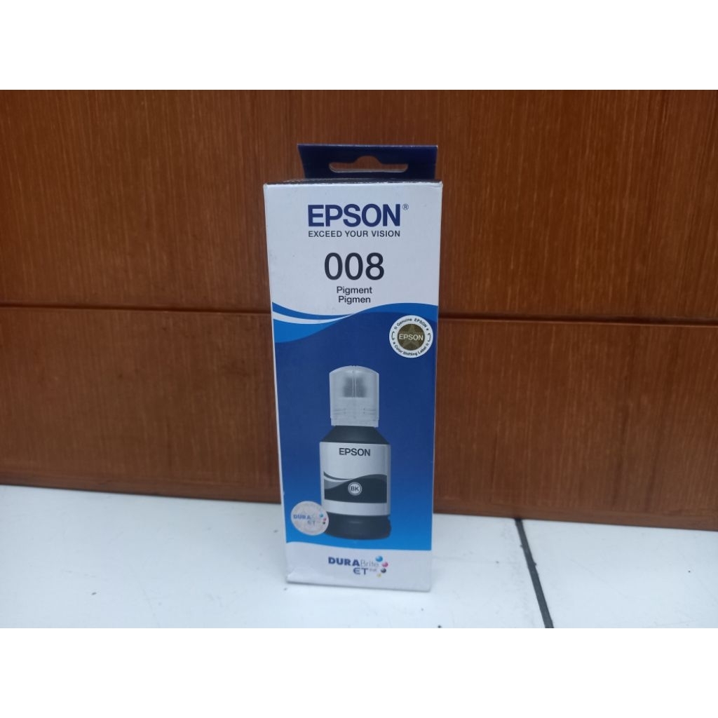 Jual Tinta Epson 008 Black Dan 008 TriColour ( C M Y ) Original L6460 ...