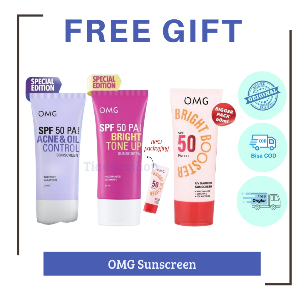 Jual OMG SUNSCREEN - Acne & Oil Control UV Barrier Sunscreen SPF50 PA ...