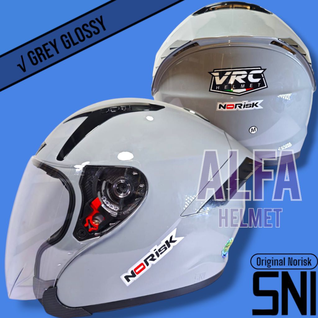Jual VRC || Helm Vrc Norisk Original / Helm Half Face Norisk Visor ...