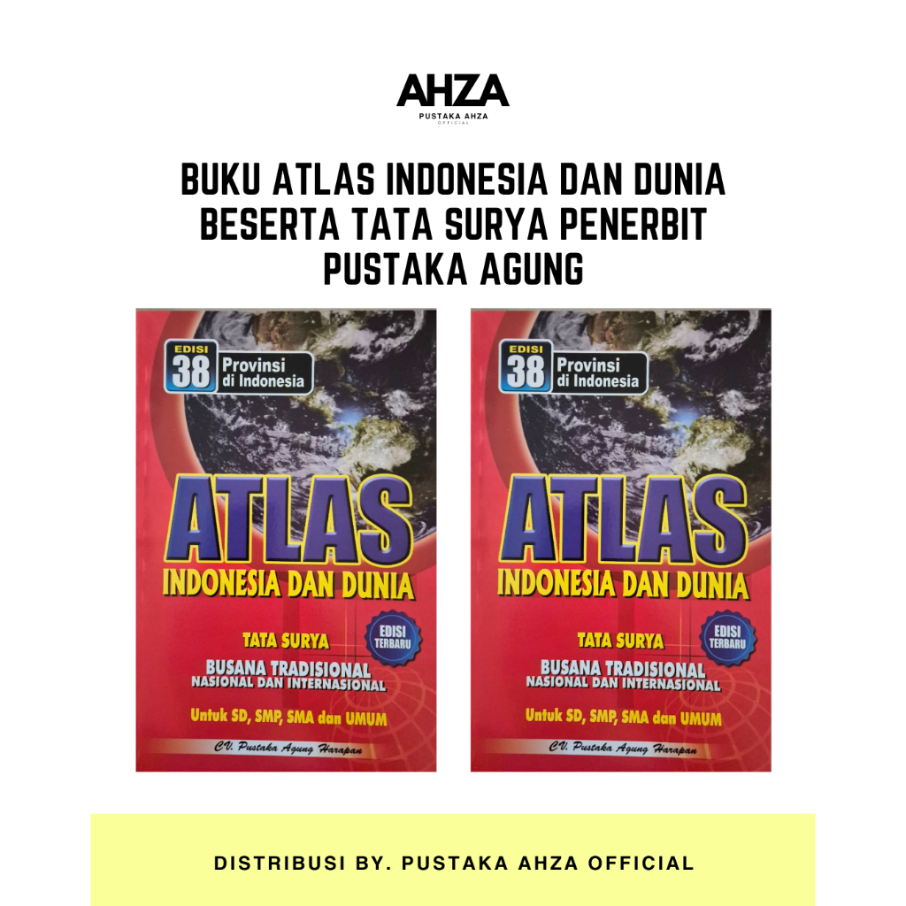 Jual Buku Atlas Indonesia dan Dunia Beserta Tata Surya Penerbit Pustaka ...