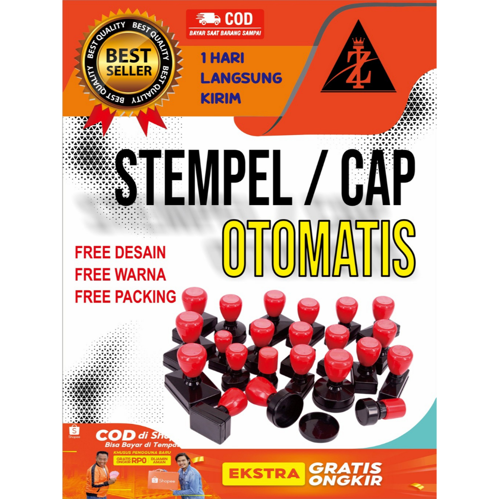 Jual Stempel Otomatis (bulat) Cap Dinas Cap Otomatis Stempel Stamp ...