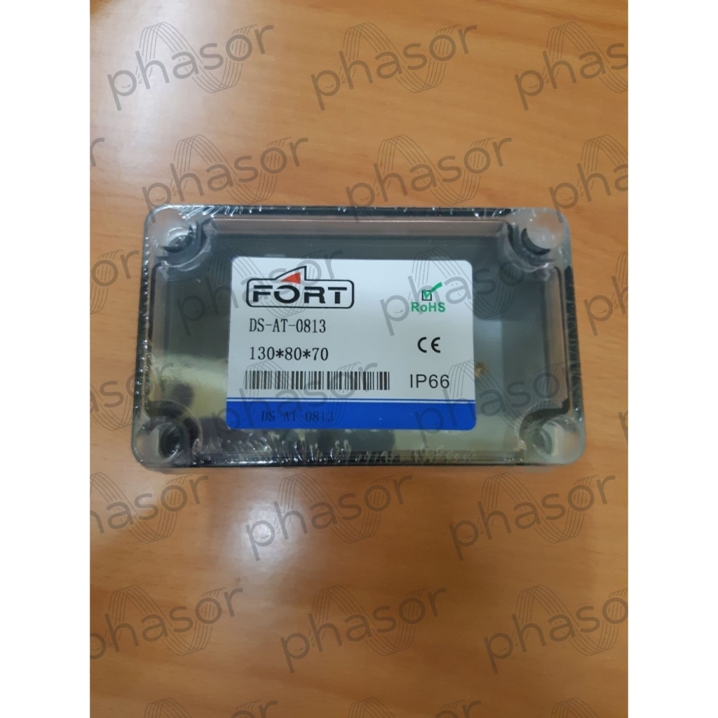 Jual Switch Box Screw 130x80x70 IP66 / Junction Box Cover Transparan ...