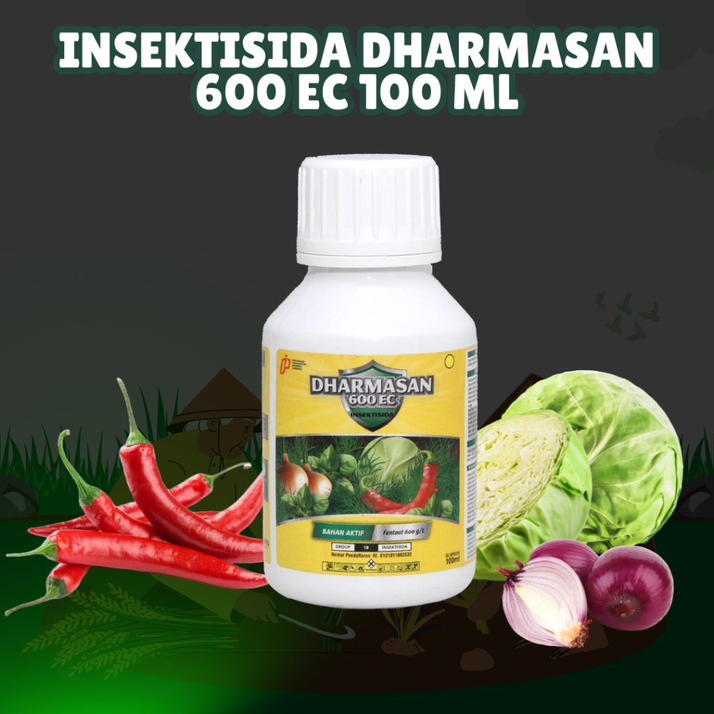 Jual INSEKTISIDA DHARMASAN 600 EC 100 ML PENGENDALI HAMA WALANG ...