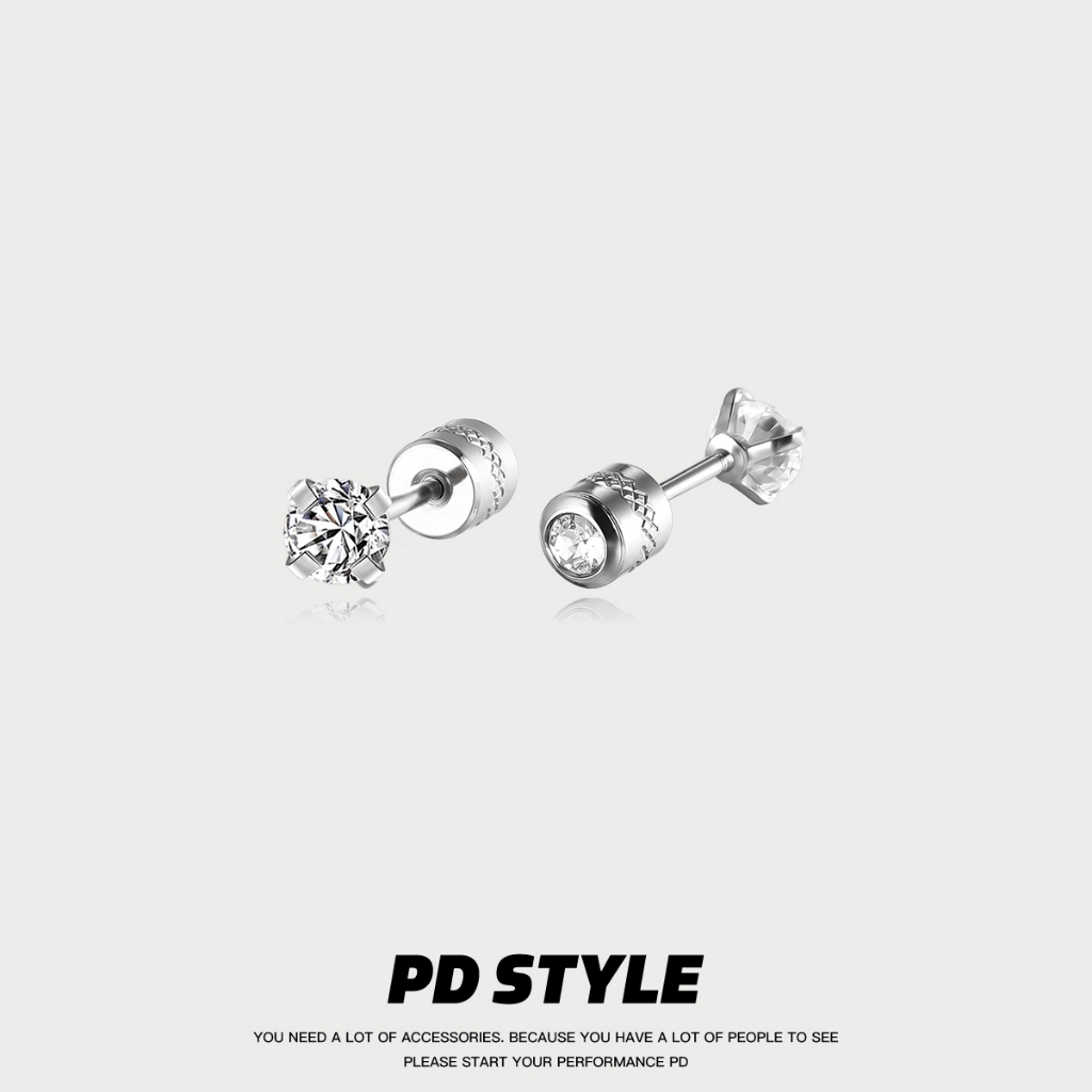 Jual PD STYLE-Anting pria model terbaru, titanium, zirkonia, gaya Ins ...