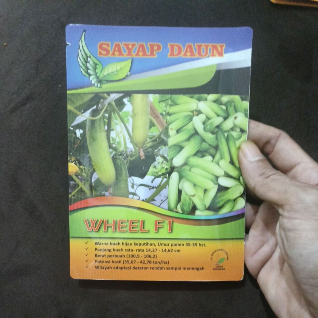 Jual Wheell F1 Isi 20 Gram SAYAP DAUN Bibit Benih Timun Tahan Virus ...