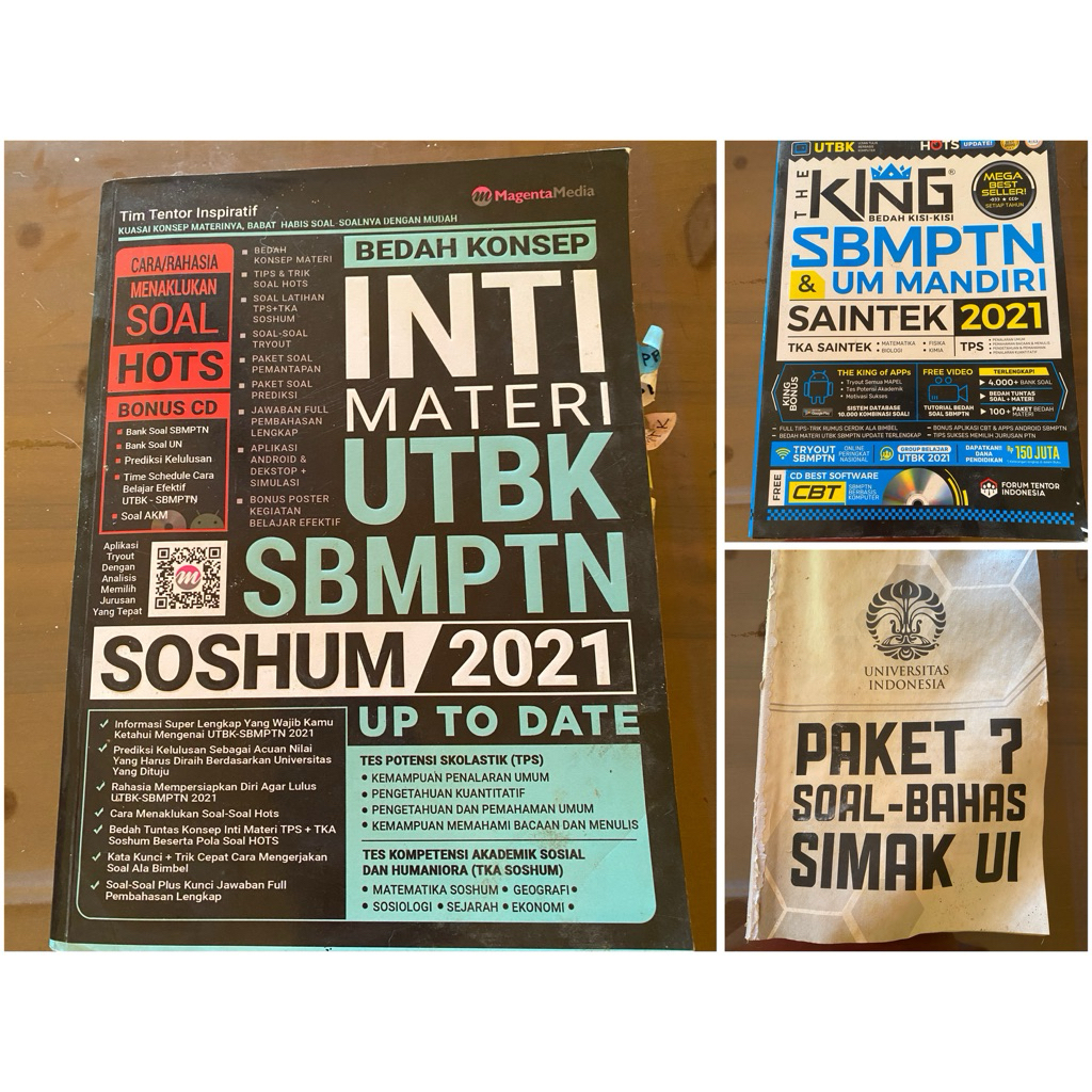 Jual BUKU INTI | THE KING | SIMAK UI (2021) | Shopee Indonesia