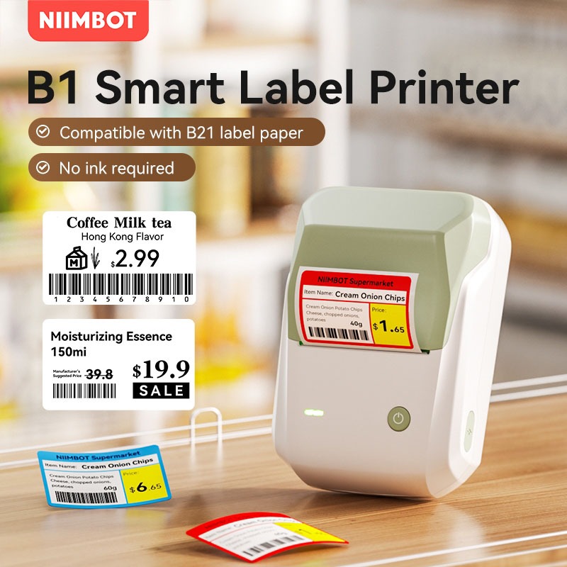 Jual NIIMBOT B1 Printer Label Kantor, Mesin Pembuat Label untuk Kabel ...