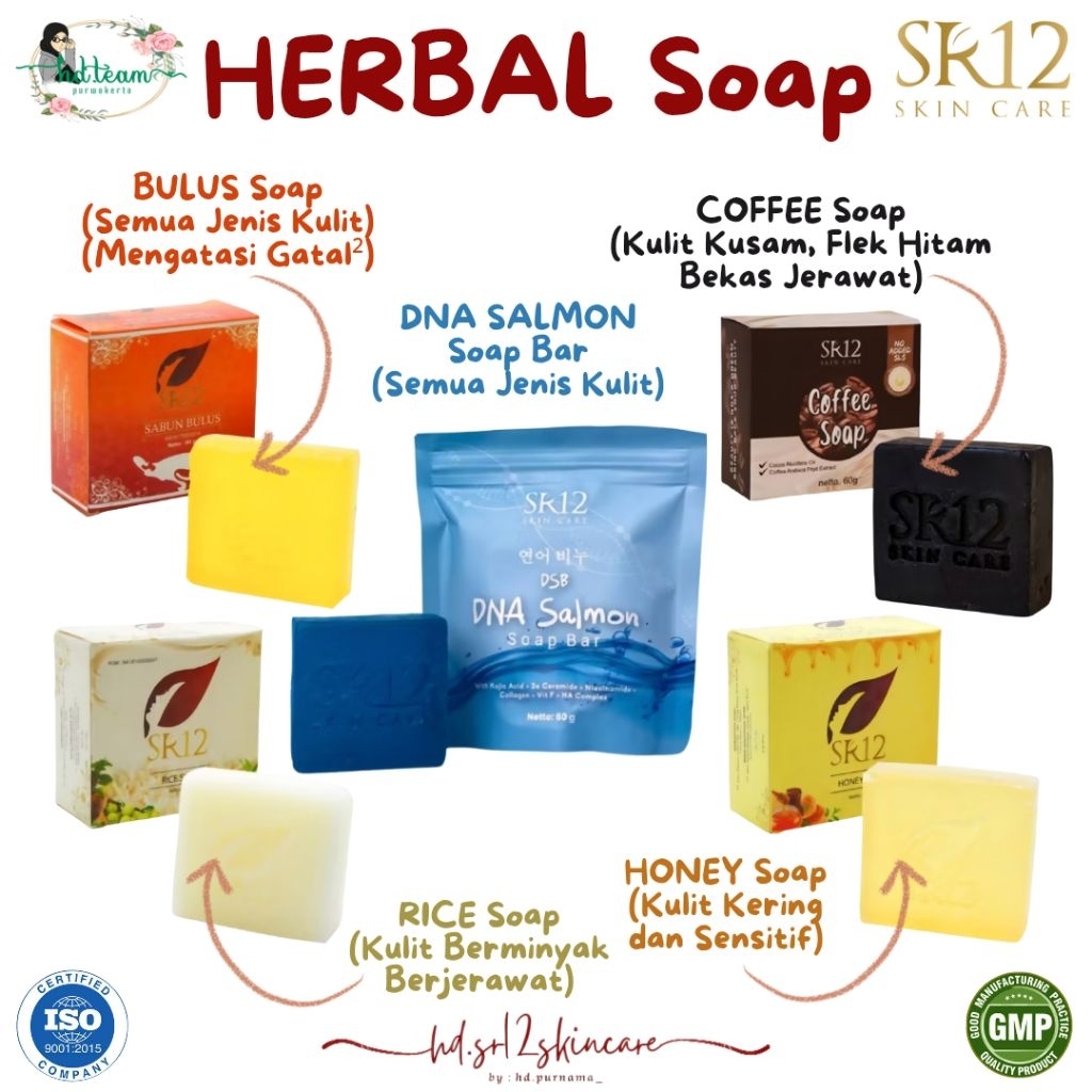 Jual SABUN BATANG SR12 All Varian Herbal Soap Sabun Cuci Muka Original ...