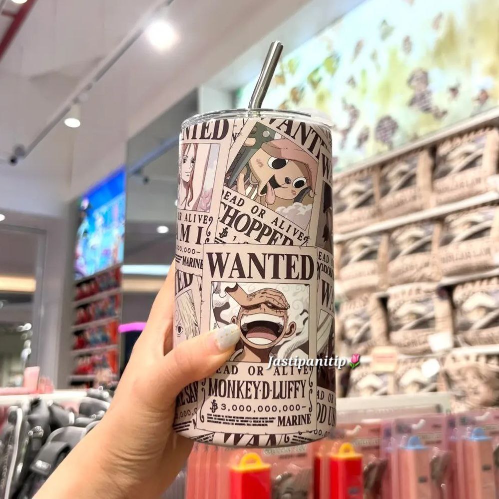 Jual Jastip Miniso x One Piece egghead Tumbler Straw Stainless Steel ...