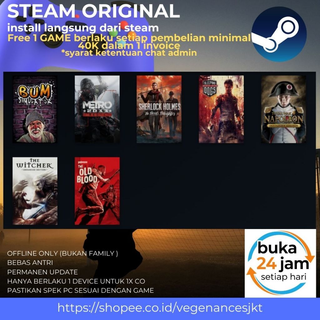 Jual BUNDLE ASIK 7 PC Game Original + Latest Update | Shopee Indonesia